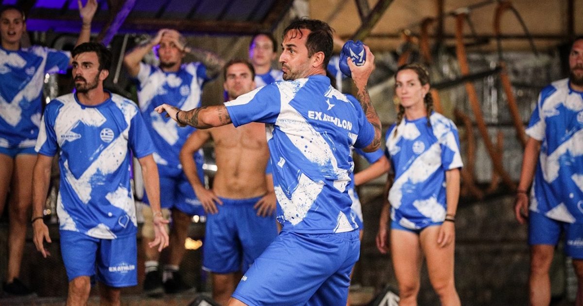 Exathlon: Μπλε και Πορτοκαλί ντύνονται στα χρώματα της Ελλάδας και ...
