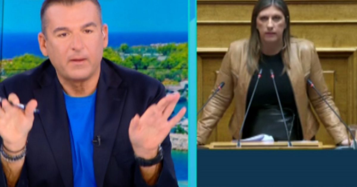 Γιώργος Λιάγκας: «Σου κολλάει μια ρετσινιά η Ζωή Κωνσταντοπούλου και ...